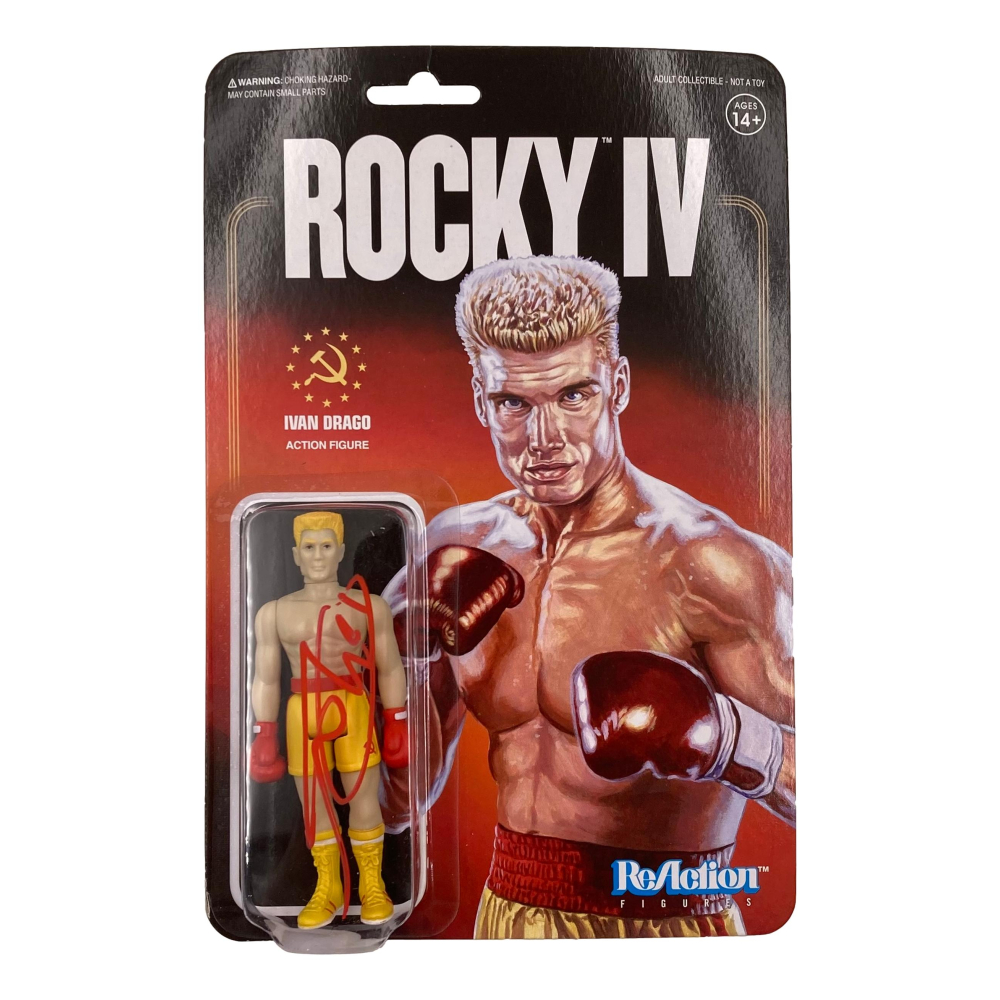 Dolph Lundgren Signed "Rocky IV" Ivan Drago Action Figure (JSA ...