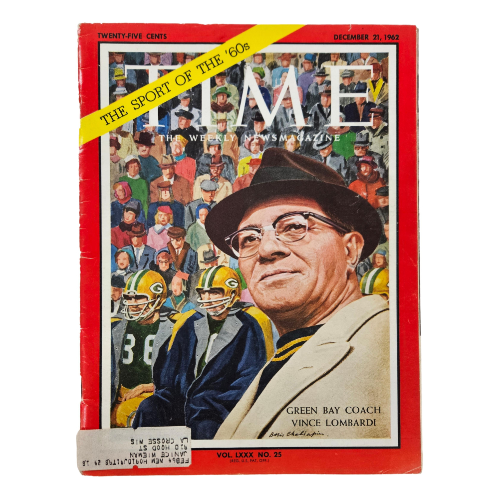 1962 "Time" Magazine with Vince Lombardi Cover | Pristine Auction