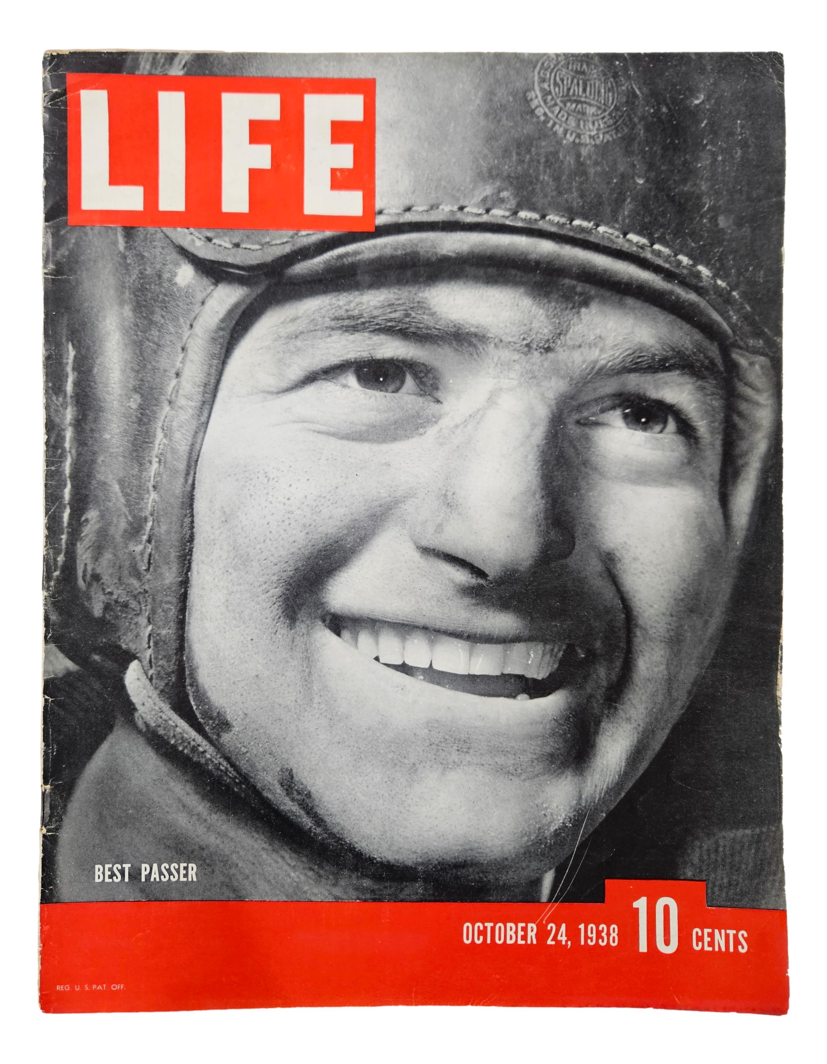1938 "Life" Magazine with Sid Luckman Cover | Pristine Auction