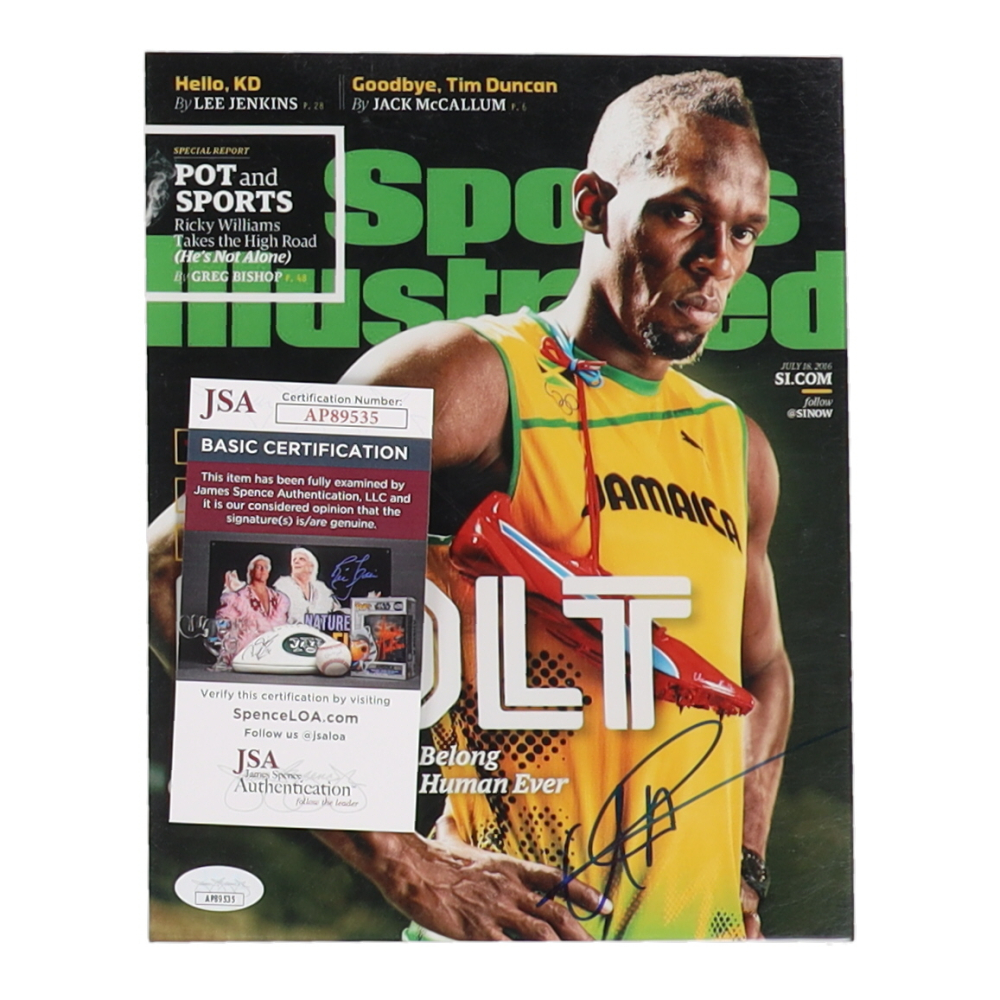 Usain Bolt Signed "Sports Illustrated" 8x10 Photo (JSA) | Pristine Auction
