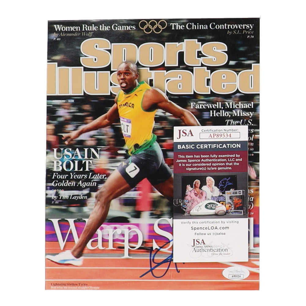 Usain Bolt Signed "Sports Illustrated" 8x10 Photo (JSA) | Pristine Auction