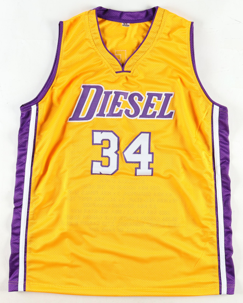 Shaquille O'Neal Signed Career Highlight Stat Jersey (Beckett ...
