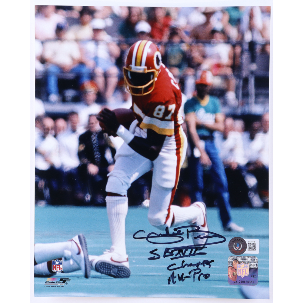 Charlie Brown Signed Redskins 8x10 Photo Inscribed "SB XVII Champs All ...