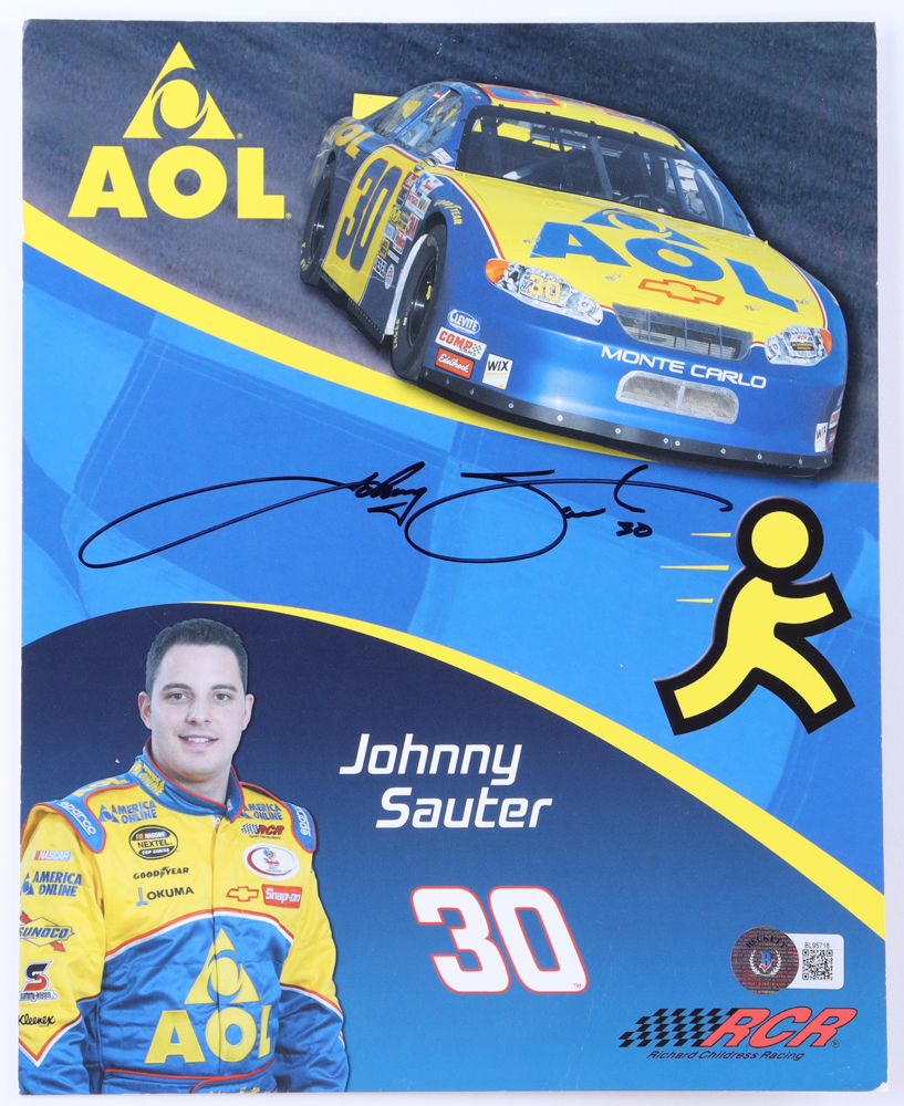 Johnny Sauter Signed NASCAR 8x10 Photo (Beckett) | Pristine Auction