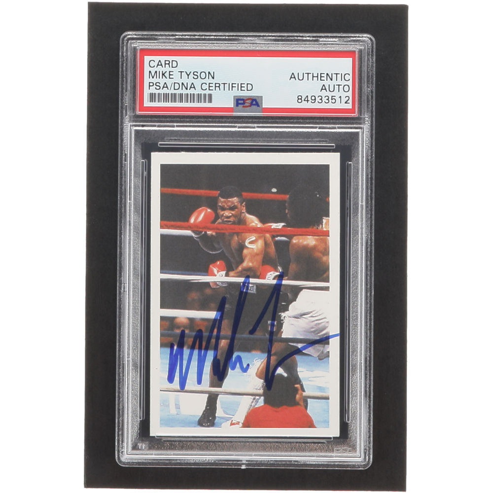 Mike Tyson Signed A Question of Sport Trading Card (PSA) | Pristine Auction