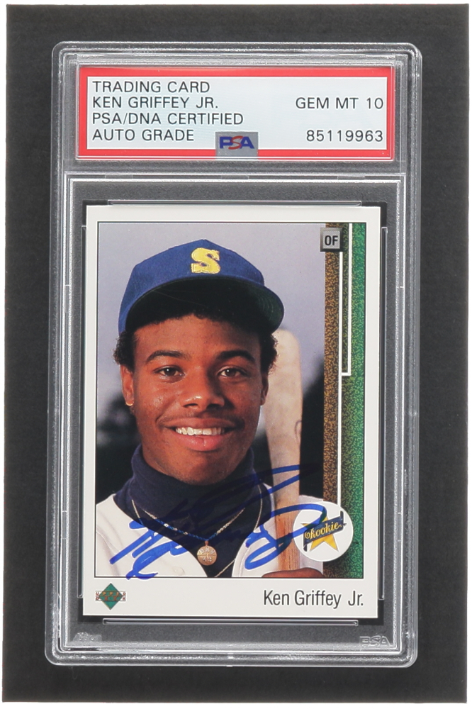 Ken Griffey Jr. Signed 1989 Upper Deck #1 RC (PSA | Auto 10) | Pristine ...