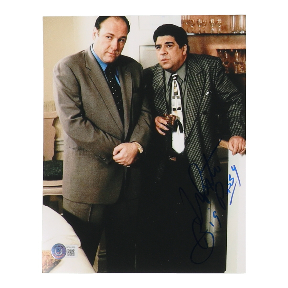 Vincent Pastore Signed "The Sopranos" 8x10 Photo Inscribed "Big P ...