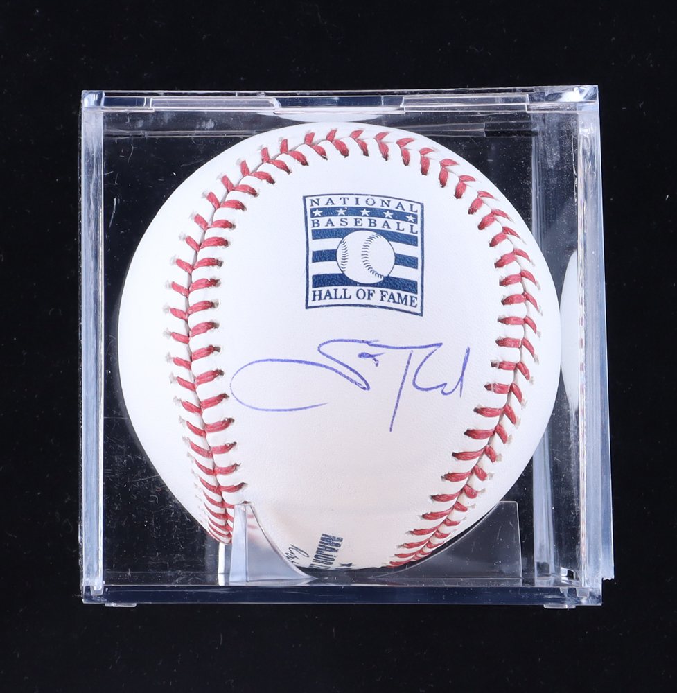Scott Rolen Signed Hall Of Fame OML Baseball with Display Case (PSA ...