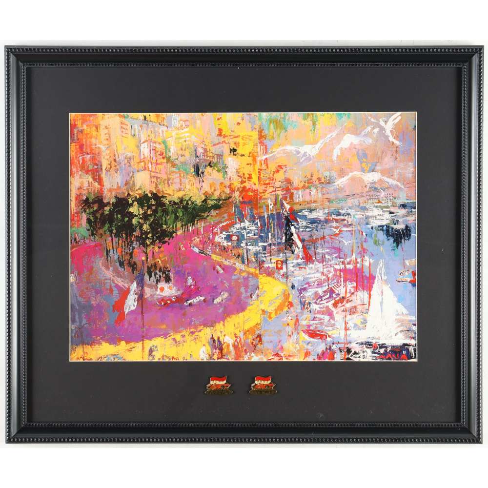 The Monaco Grand Prix Car Race Custom Framed Print Display With Set Of ...