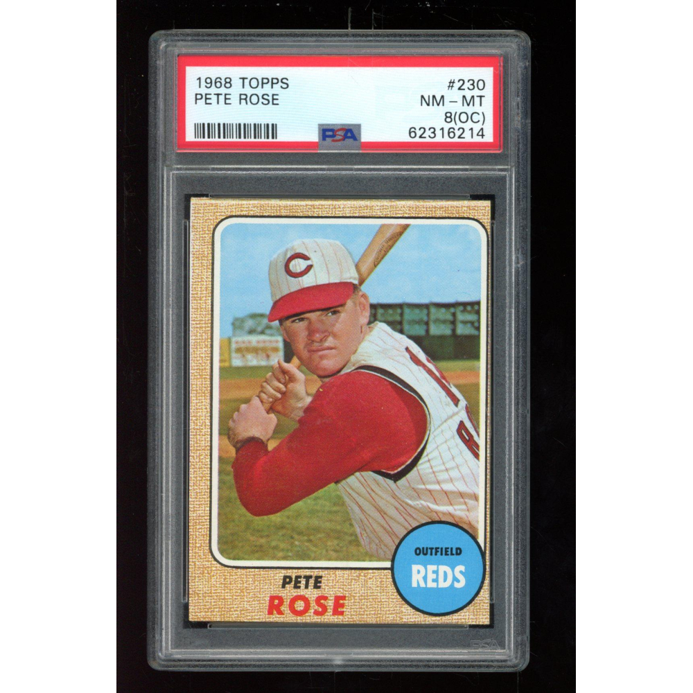 Pete Rose 1968 Topps #230 (PSA 8) (OC) | Pristine Auction