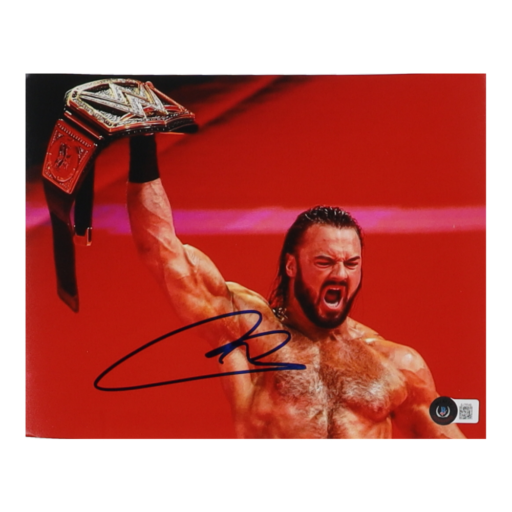 Drew McIntyre Signed WWE 8x10 Photo (Beckett) | Pristine Auction