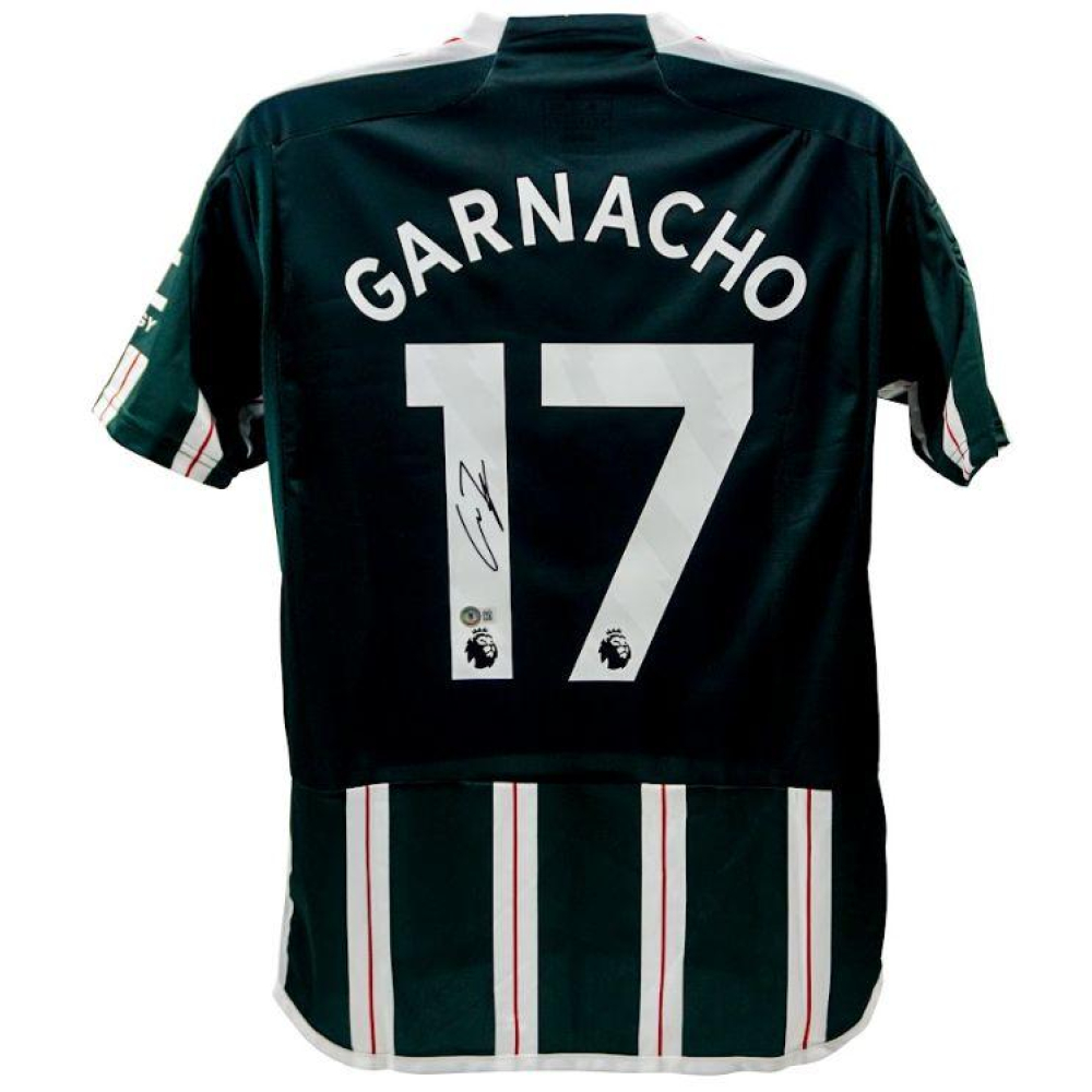 Alejandro Garnacho Signed Manchester United Jersey (Beckett) | Pristine ...