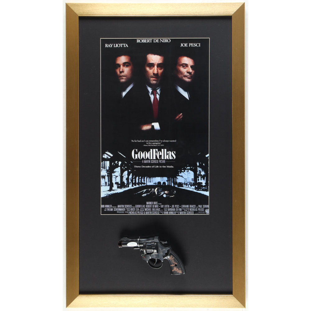 Henry Hill Signed "Goodfellas" Custom Framed Prop Gun Display with ...