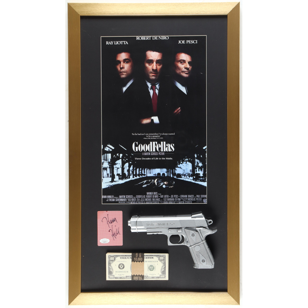 Henry Hill Signed "Goodfellas" Custom Framed Playing Card Display with ...