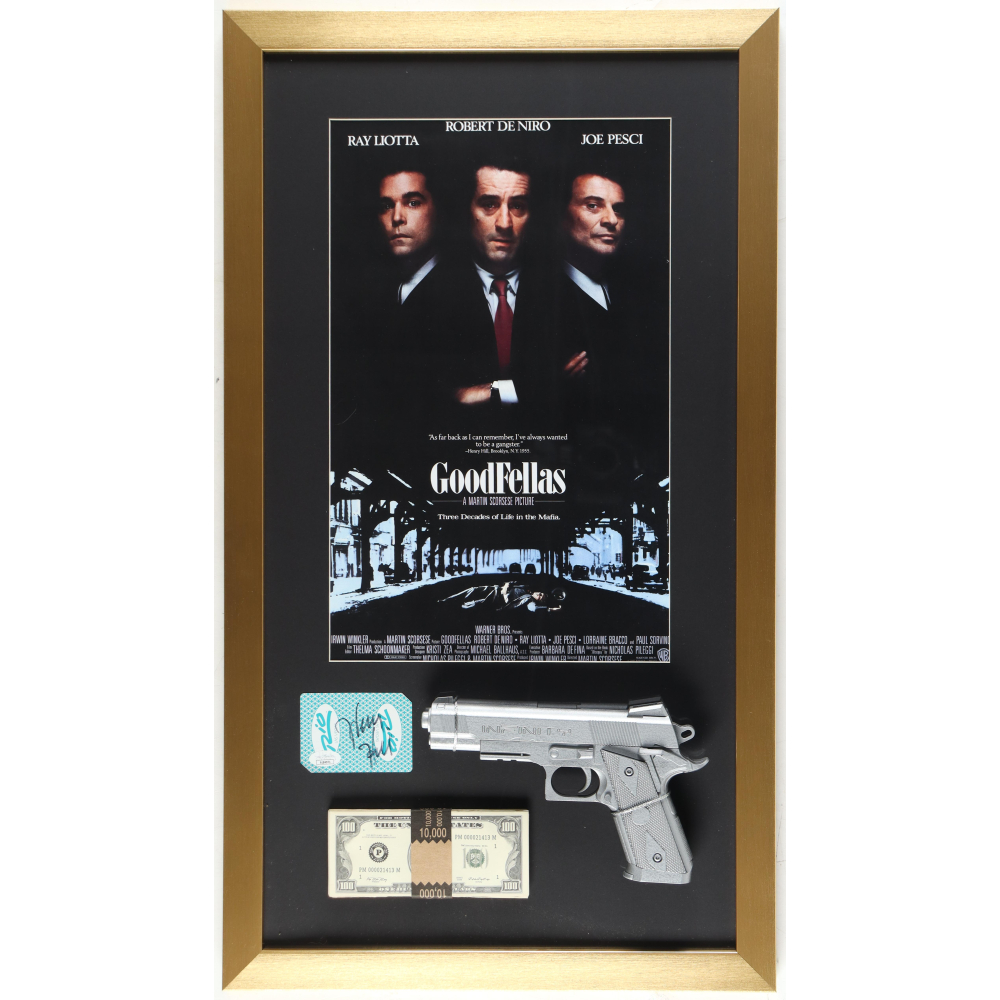 Henry Hill Signed "Goodfellas" Custom Framed Playing Card Display with ...