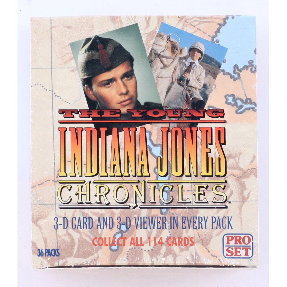 1992 Pro Set The Young Indiana Jones Chronicles Trading Card Box With ...