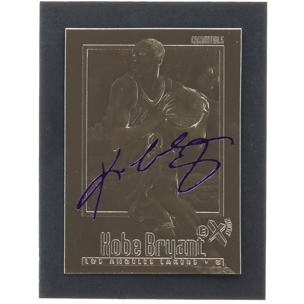 Kobe Bryant 1996-97 Skybox EX-2000 Purple Signature 23Kt Gold RC ...