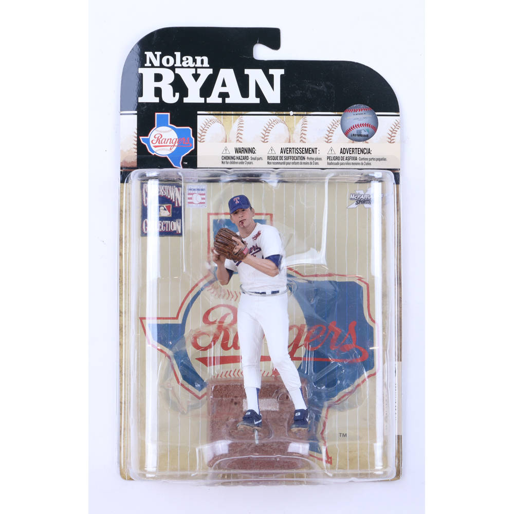 Nolan Ryan Rangers Cooperstown Collection McFarlane Toys Action Figure in Original Packaging ...