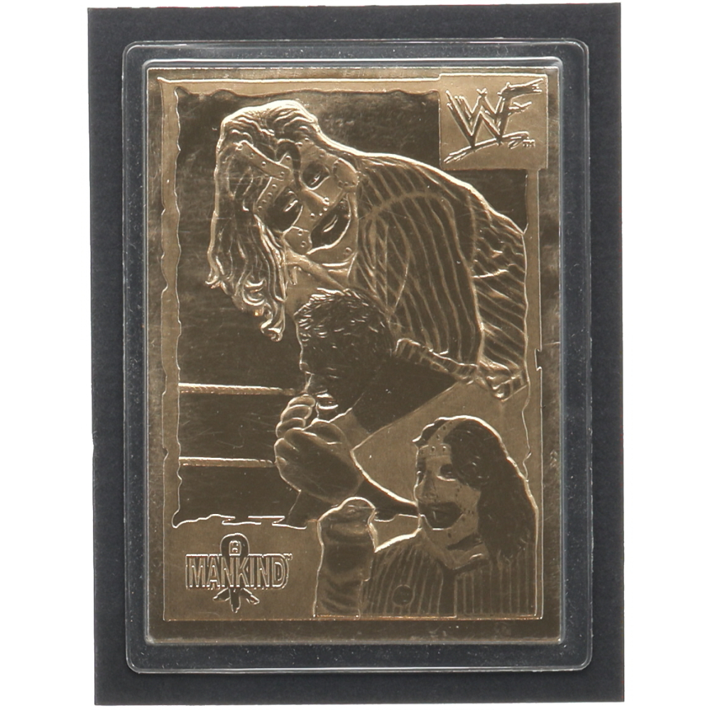 Mankind 1999 WWF / WWE 23kt Gold #38 | Pristine Auction