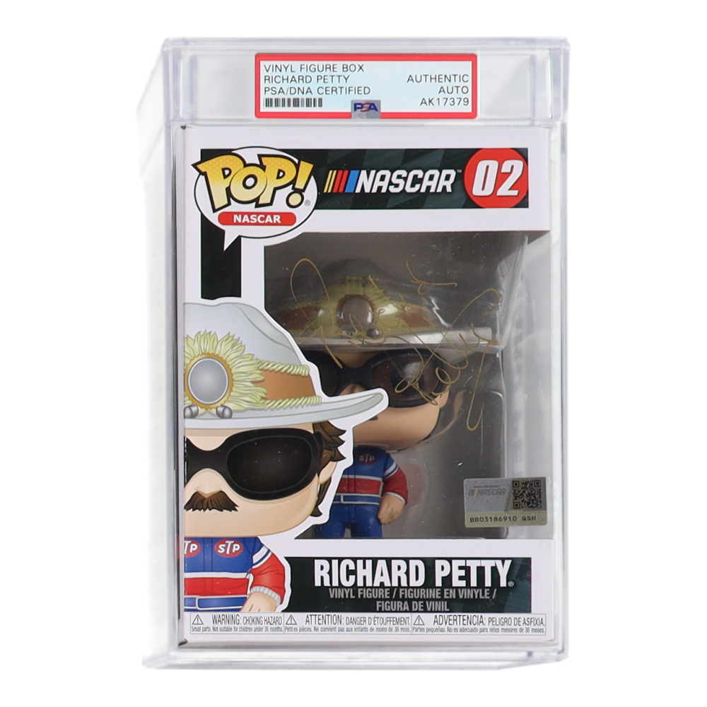 Richard Petty Signed NASCAR #02 Funko Pop! Vinyl Figure (PSA ...