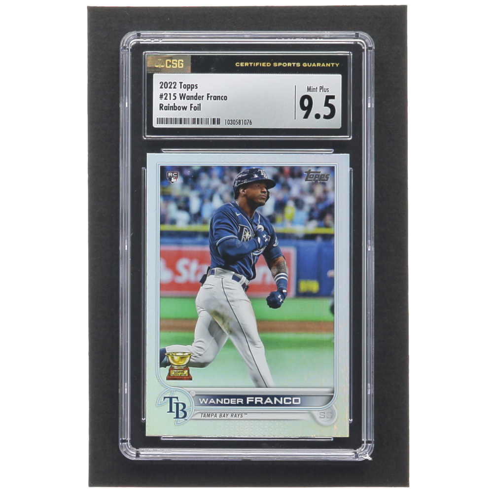 Wander Franco 2022 Topps Rainbow Foil #215 RC (CSG 9.5) | Pristine Auction