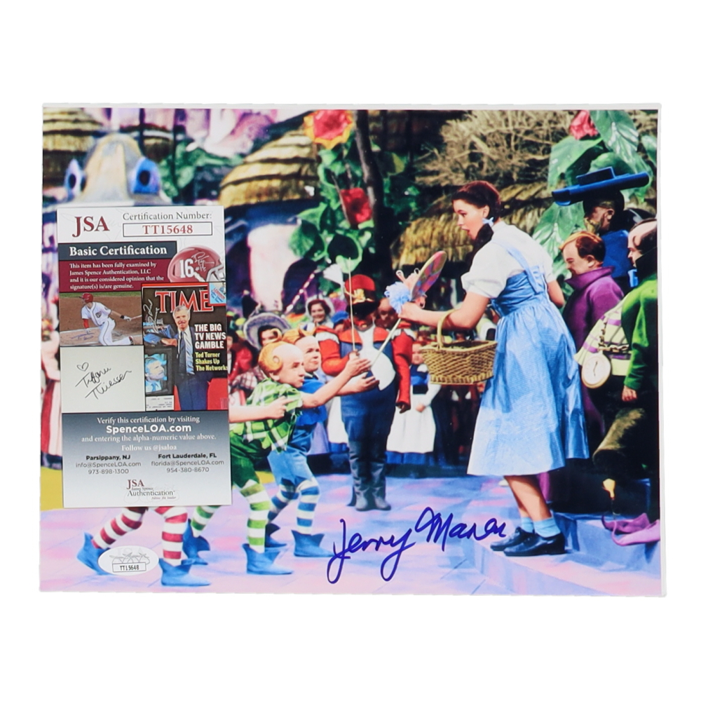 Jerry Maren Signed "The Wizard of Oz" 8x10 Photo (JSA) | Pristine Auction