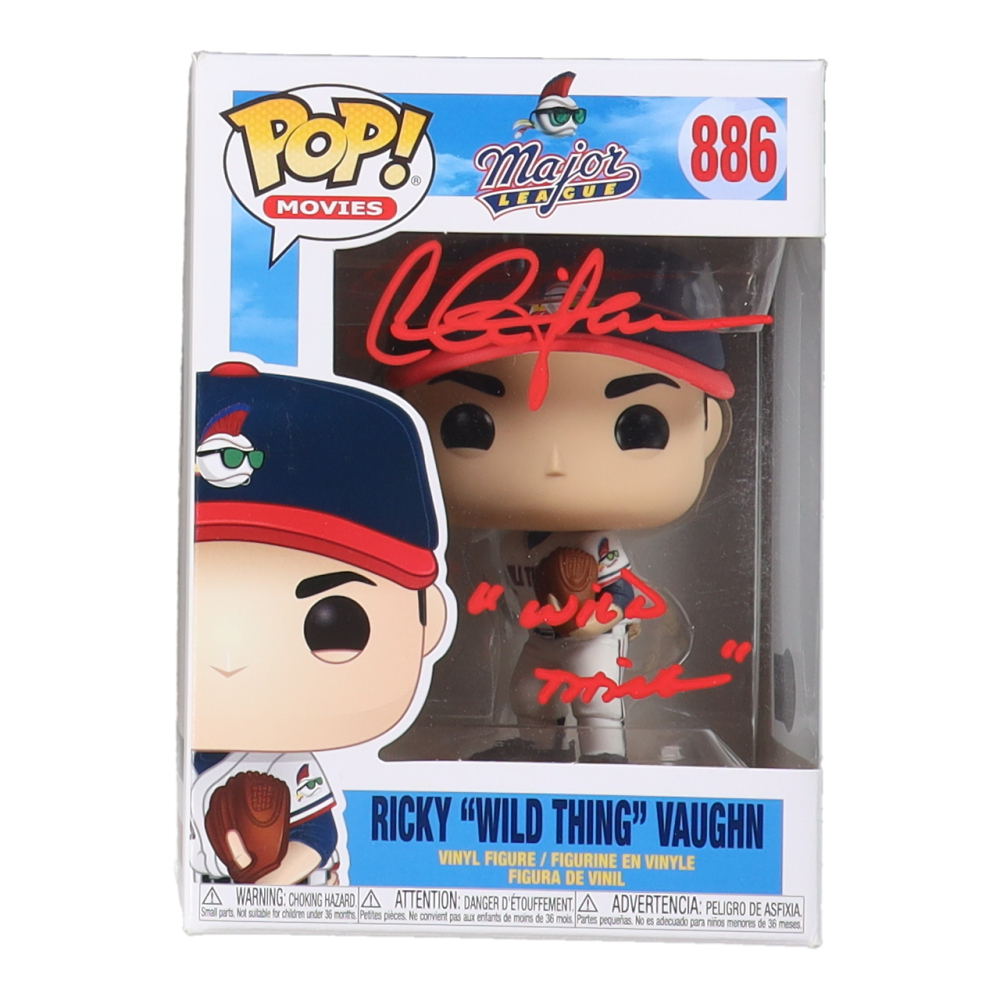 Charlie Sheen Signed "Major League" #886 Ricky "Wild Thing" Vaughn ...
