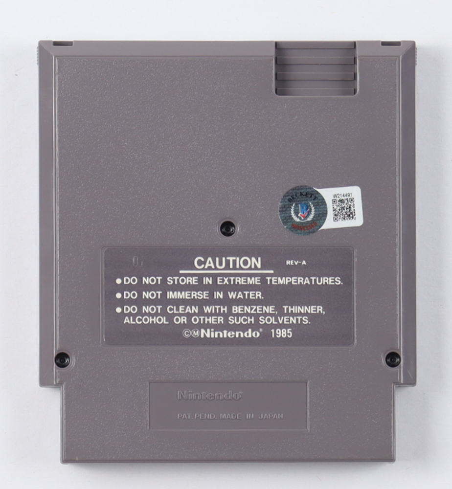 Larry Bird Signed "Jordan vs. Bird: One on One" Nintendo NES Video Game ...