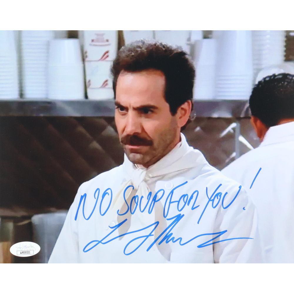 Larry Thomas Signed "Seinfeld" 8x10 Photo Inscribed "No Soup For You ...