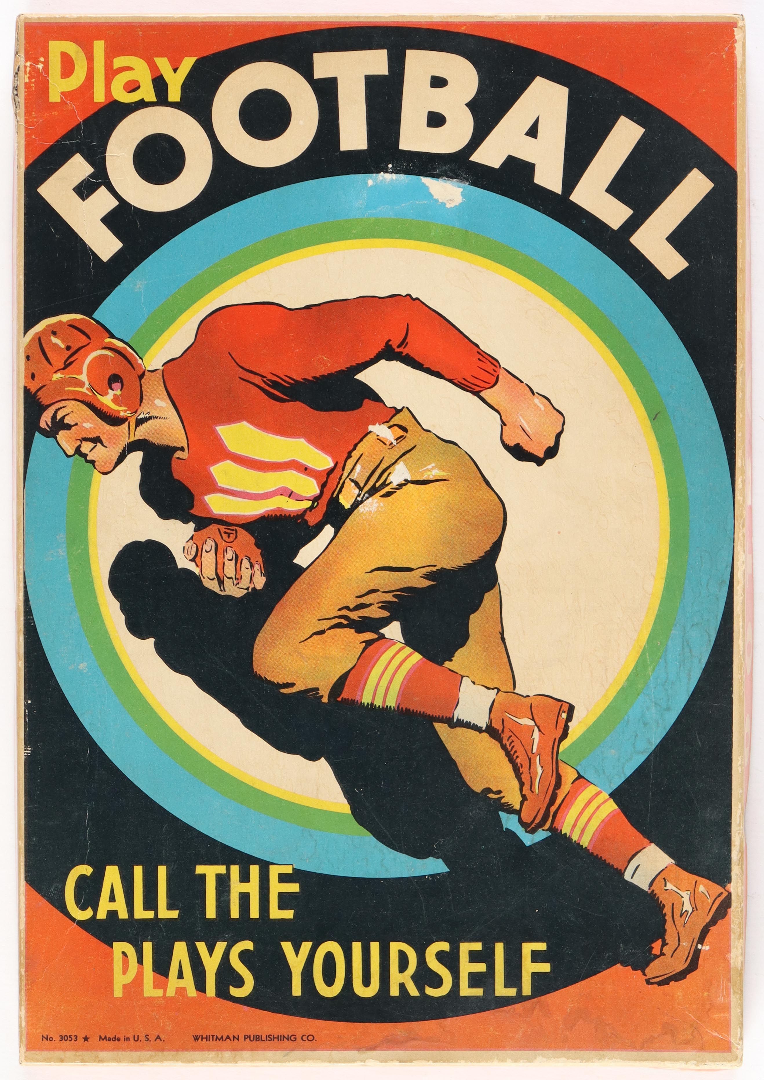 Vintage 1934 Whitman "Play Football" Board Game In Original Packaging ...