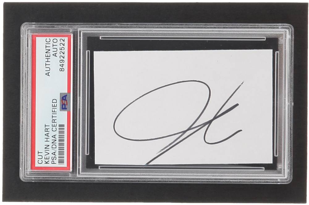 Kevin Hart Signed Cut (PSA) | Pristine Auction