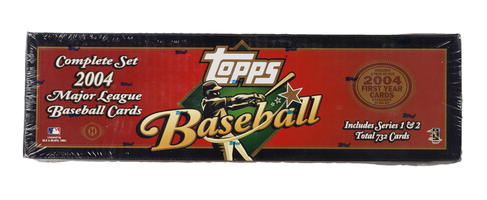 2004 Topps Baseball Hobby Factory Set With (732) Cards | Pristine Auction