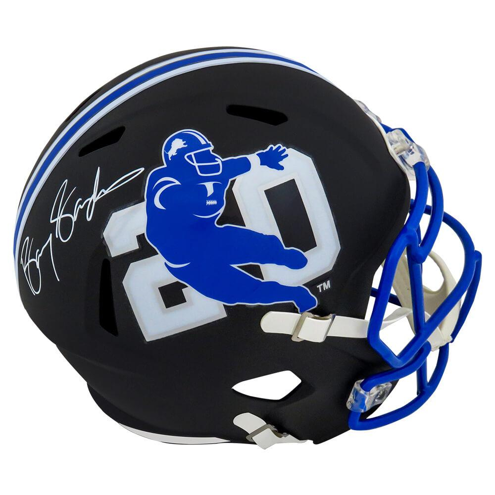 Barry Sanders Signed Full-Size Speed Helmet (Schwartz) | Pristine Auction