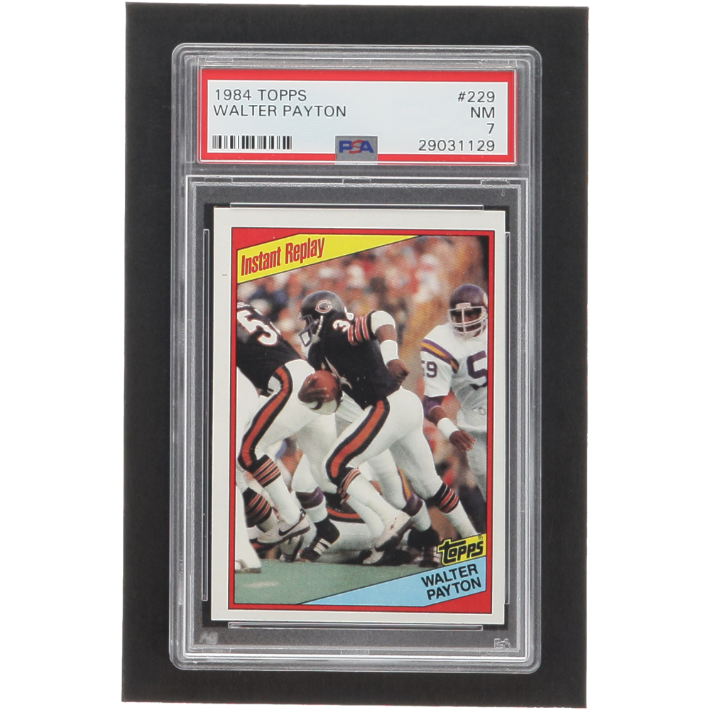 Walter Payton 1984 Topps #229 IR (PSA 7) | Pristine Auction