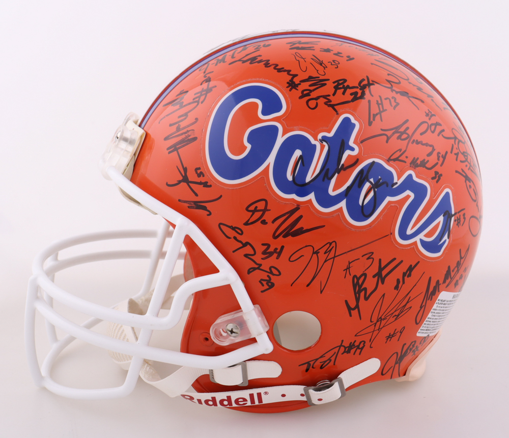 2006 Florida Gators Full Size Authentic Speed Helmet Signed By (47 ...