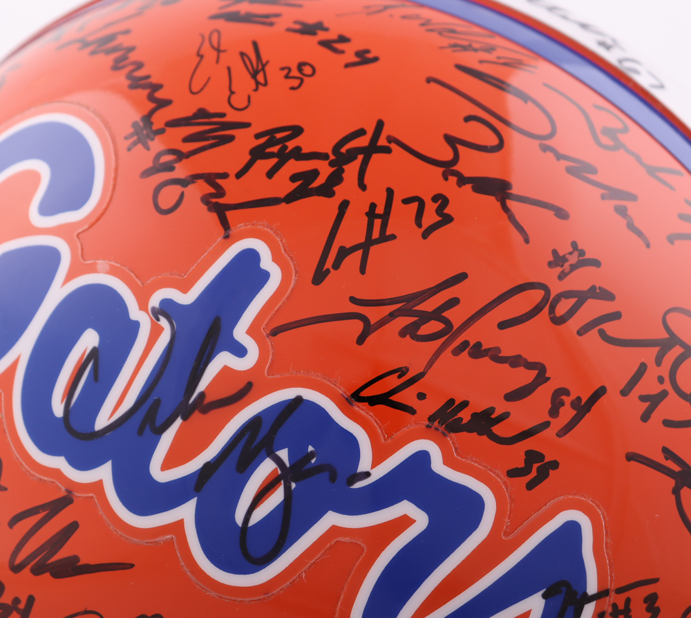 2006 Florida Gators Full Size Authentic Speed Helmet Signed By (47 ...