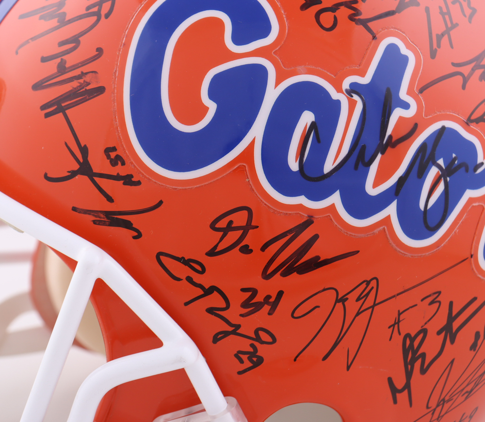 2006 Florida Gators Full Size Authentic Speed Helmet Signed By (47 ...