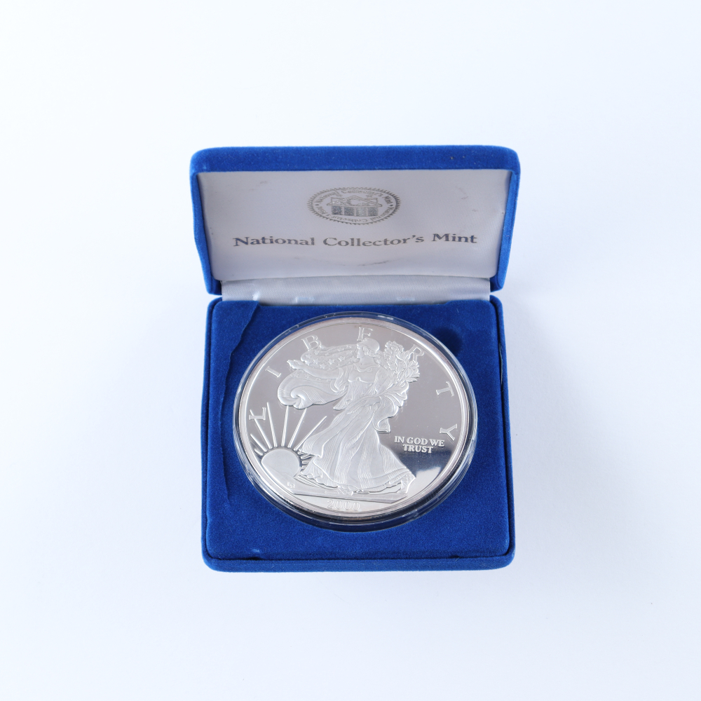 National Collector's Mint Giant Half Pound Silver Eagle Proof Silver ...