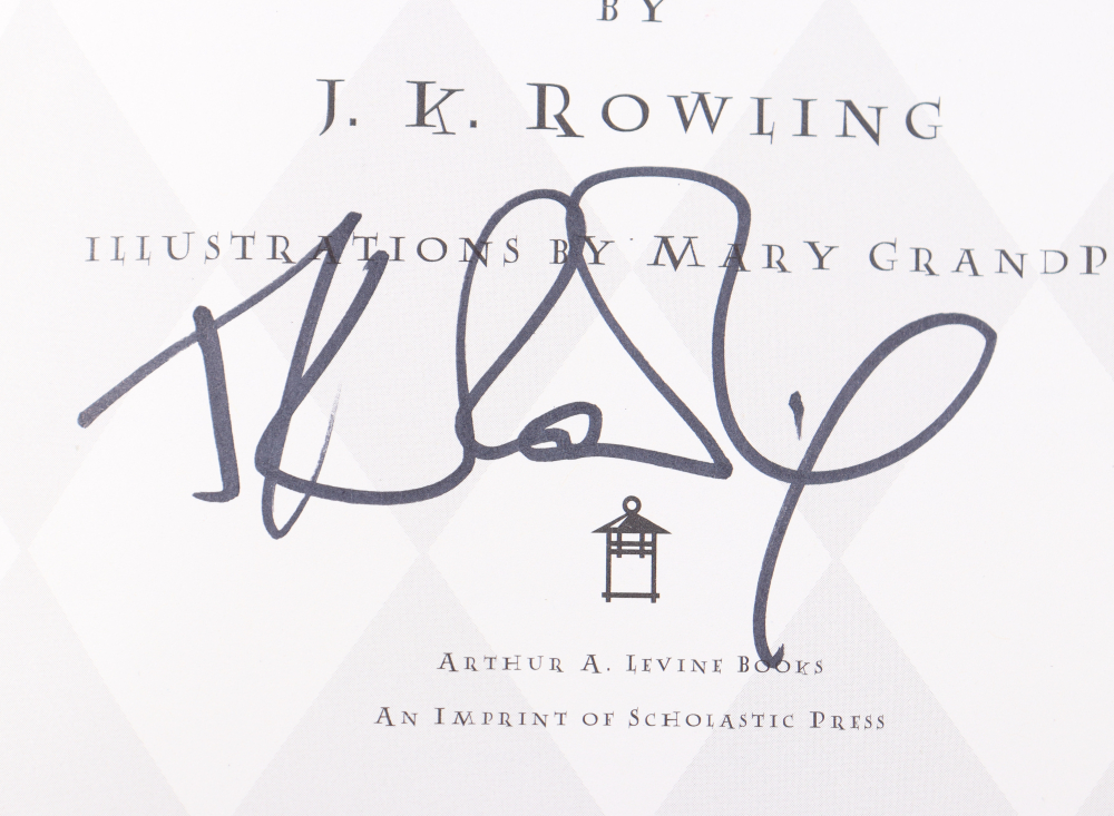 J. K. Rowling Signed "Harry Potter and The Prisoner of Azkaban" 1st ...