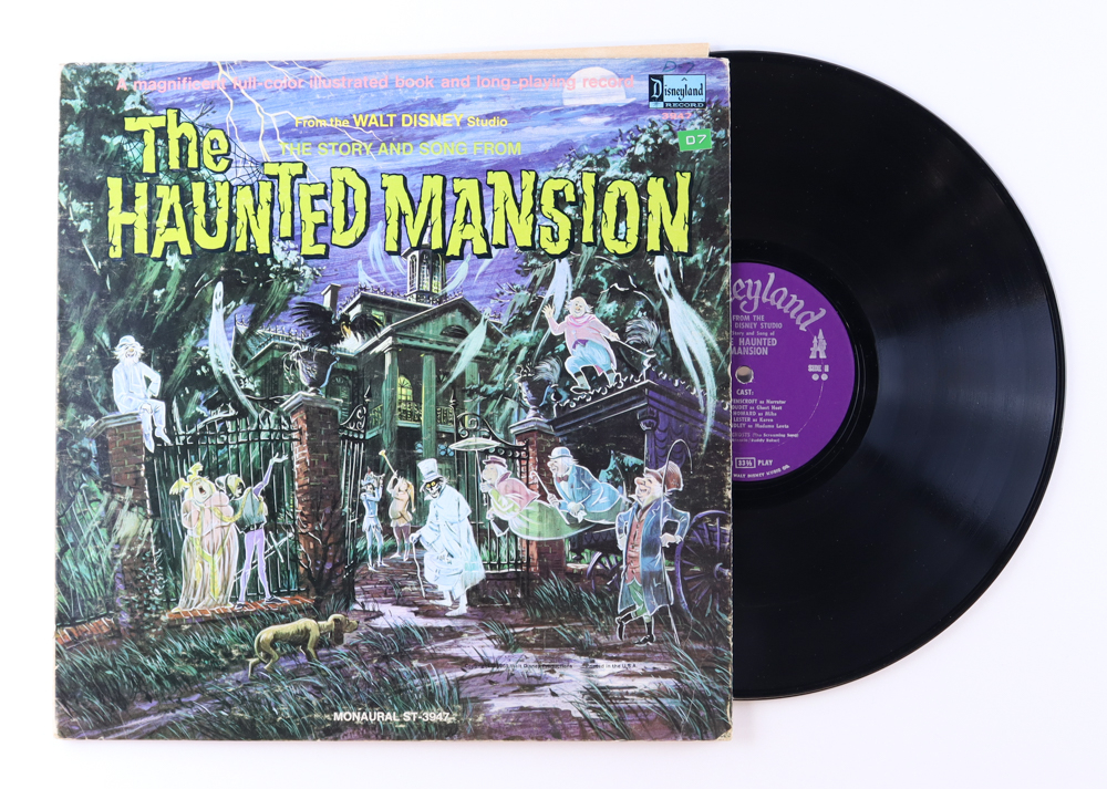 1969 Disneyland "The Haunted Mansion" Vintage Vinyl Record Album ...