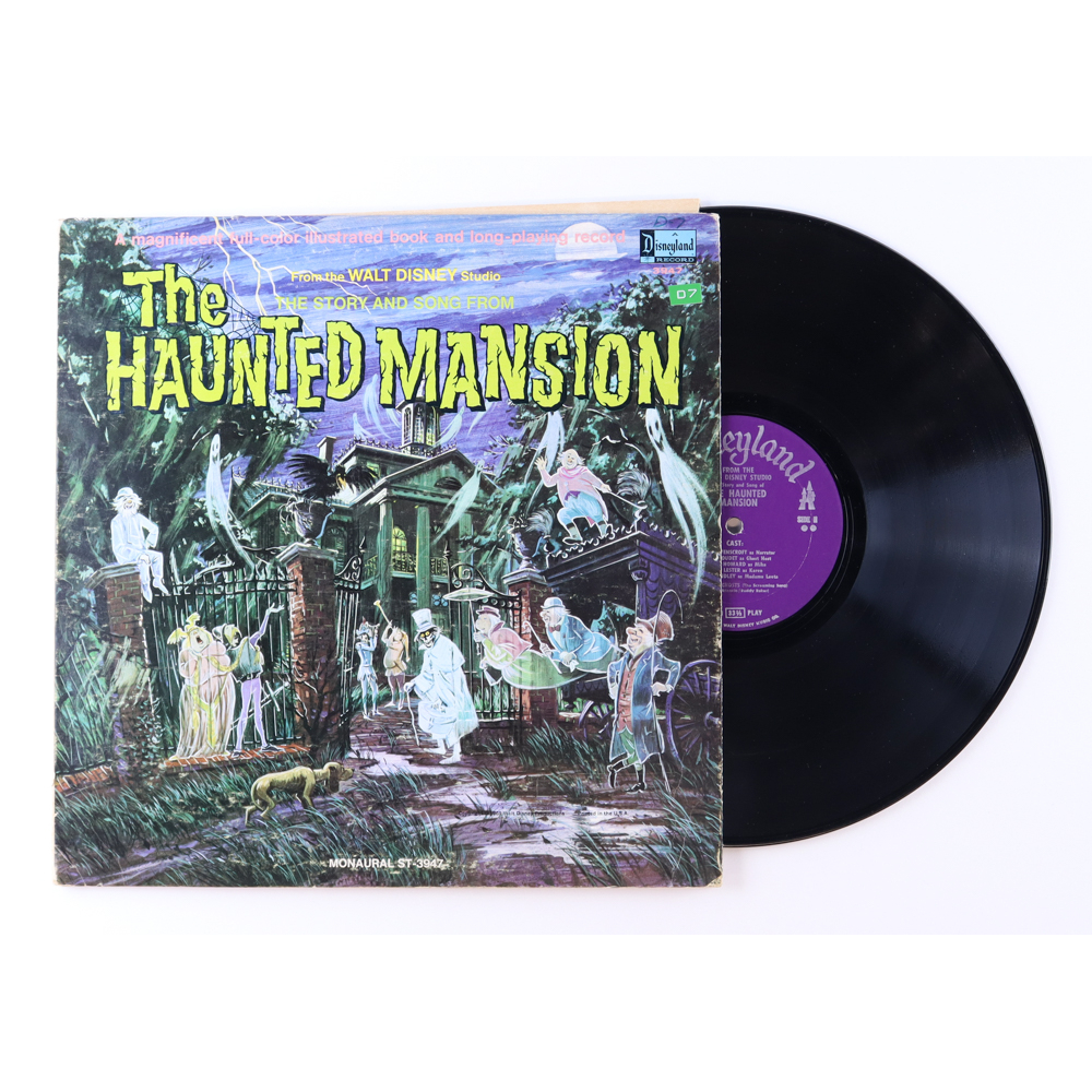 1969 Disneyland "The Haunted Mansion" Vintage Vinyl Record Album ...