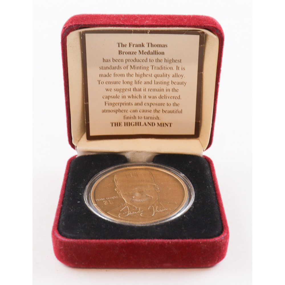 Frank Thomas LE White Sox Solid Bronze Coin (Highland Mint) | Pristine ...