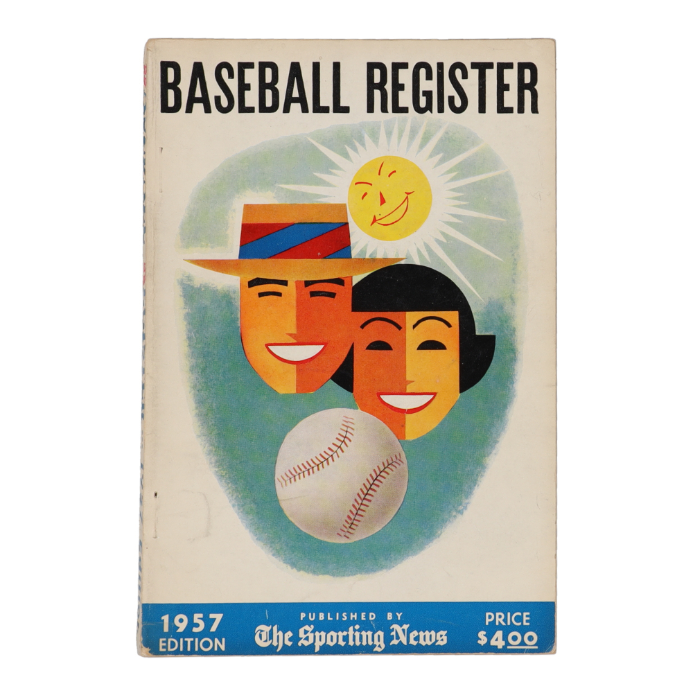 1957 "The Sporting News" Baseball Register Book | Pristine Auction