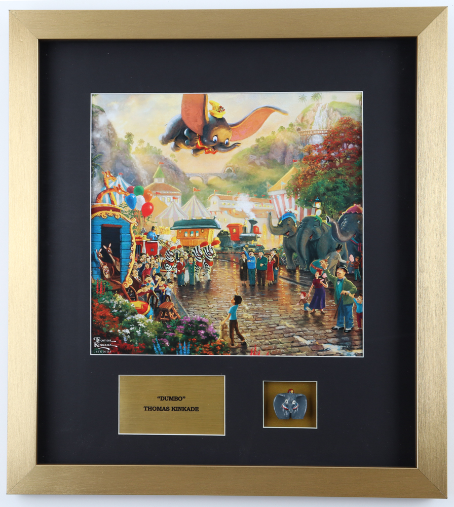 Thomas Kinkade "Dumbo" Custom Framed Print Display With Vintage 1960's ...
