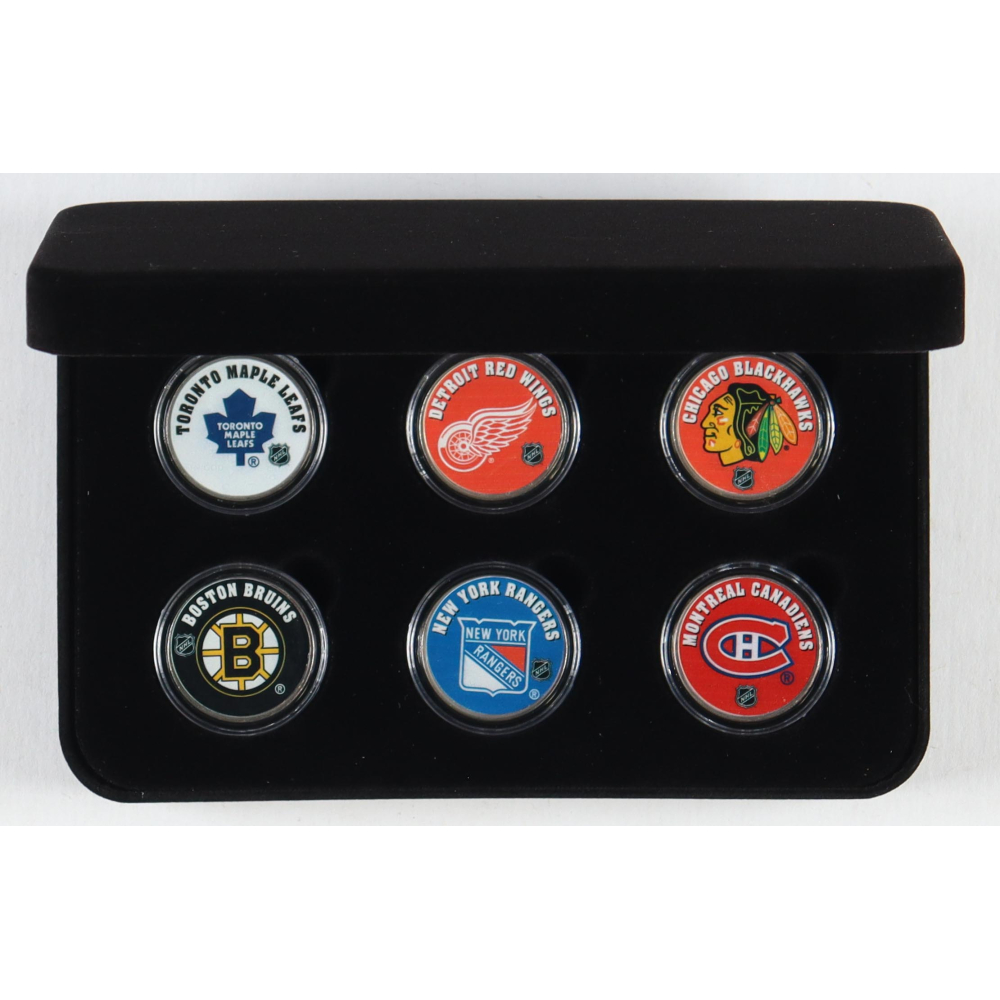 NHL Hockey "The Original Six" Merrick Mint Colorized US Coin Set ...