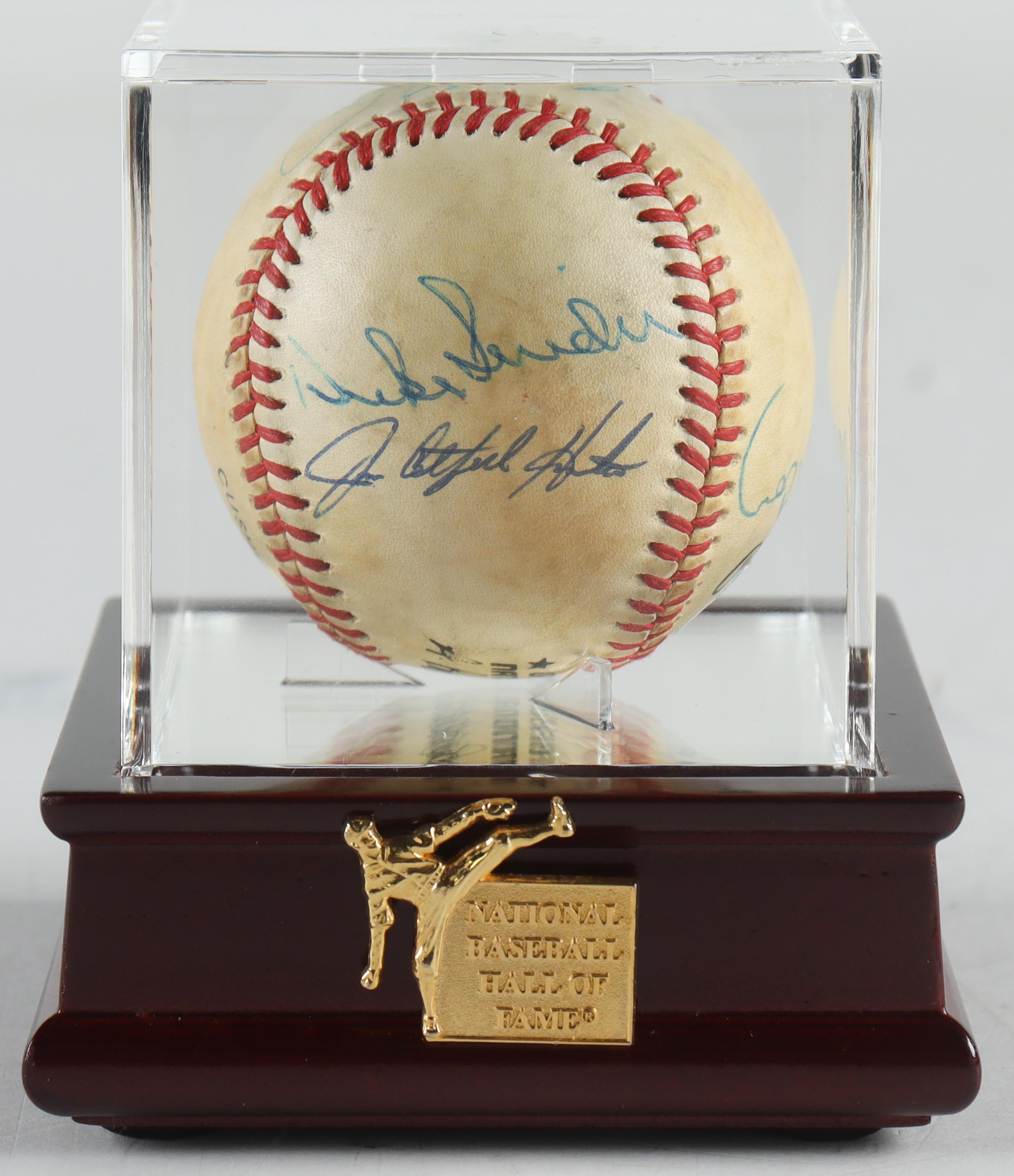 Hall of Famers ONL Baseball Signed by (5) with Duke Snider, Lou Brock ...