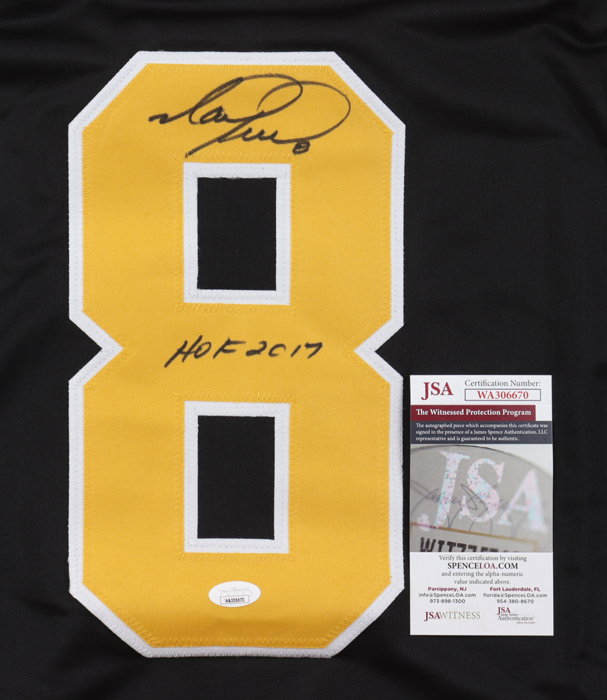 Mark Recchi Signed Jersey Inscribed "HOF 2017" (JSA) | Pristine Auction