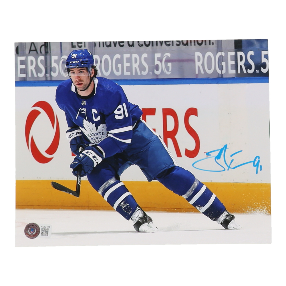 John Tavares Signed Maple Leafs 8x10 Photo (Beckett) | Pristine Auction