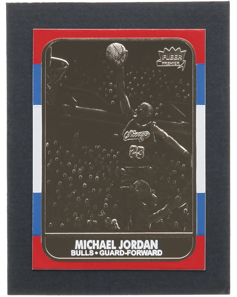 Michael Jordan 1997 Fleer Premier 23Kt Gold Card | Pristine Auction