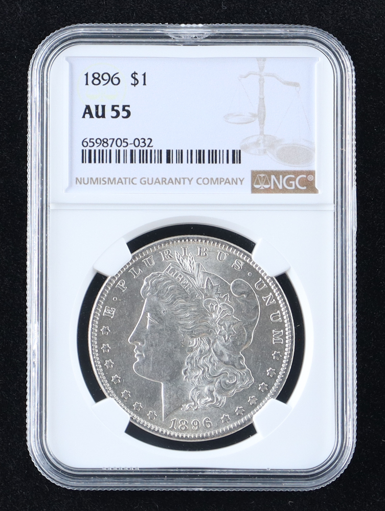 1896 Morgan Silver Dollar (NGC AU55) | Pristine Auction